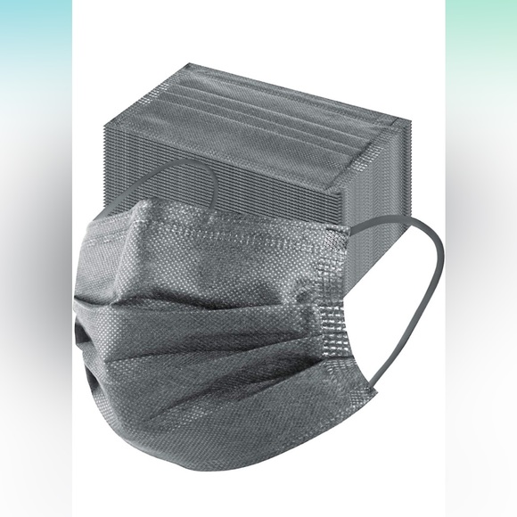 Other | 5 Pc Grey Disposable Face Masks | Poshmark